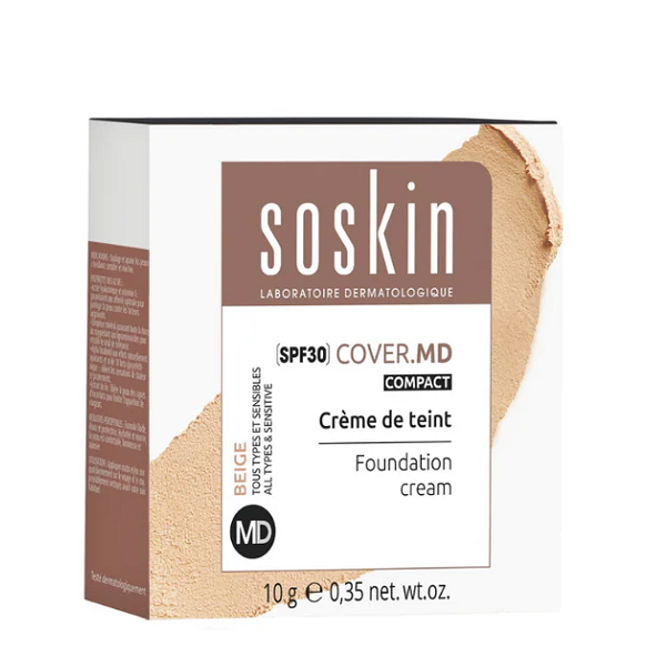 Soskin - Cover MD Compact Foundation Cream SPF30